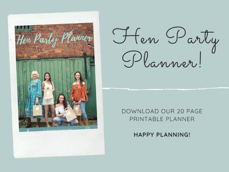 Free Printable Hen Party Planner - Wild Harvest Hen Parties